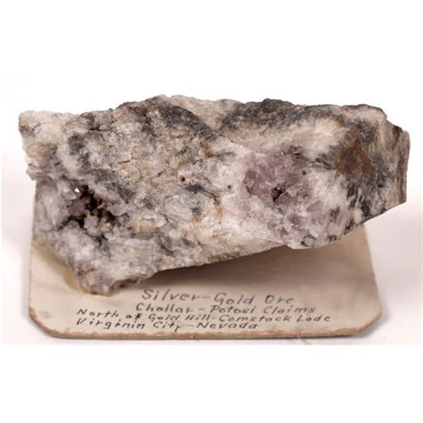Chollar Potosi Silver Gold Ore Specimen Virginia City Nevada 164452
