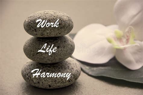 Inner Peace Text Engraved On Zen Stones With Hand Background Inner