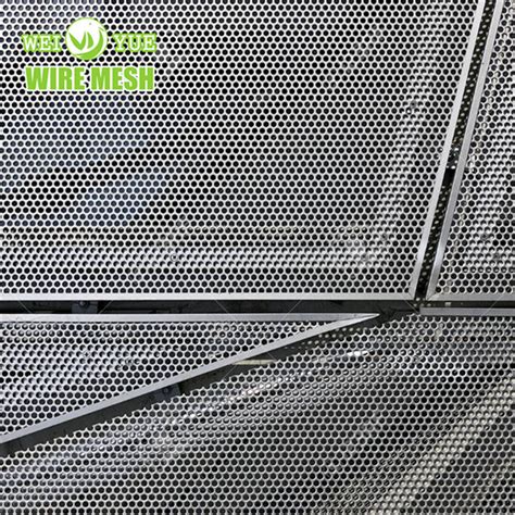 Custom Stainless Steel Perforated Sheet Galvanized Steel Stainless Steel Aluminum Perforated