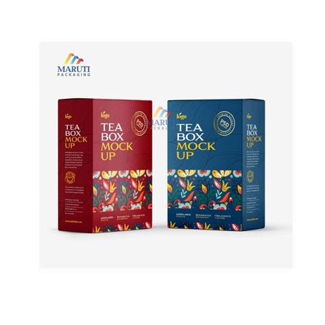 Custom Tea Packaging Boxes 500 Grams At ₹ 5piece In Surat Id