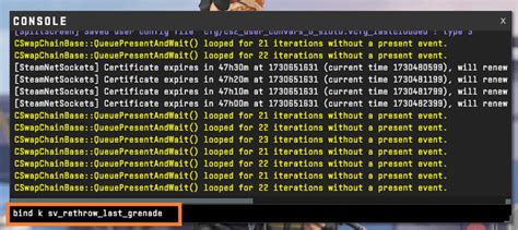 Cs2 Rethrow Last Grenade Command Profilerr