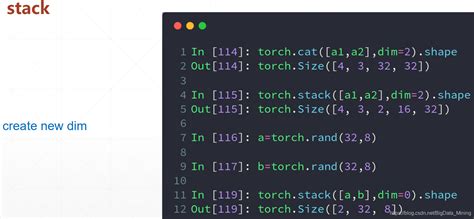Pytorch中数据合并与拆分 Catstacksplitchunktorch Pth数据合并 Csdn博客