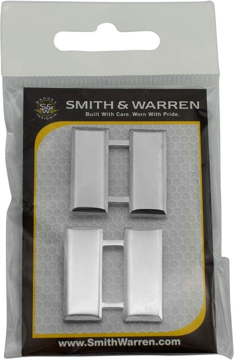 Smith And Warren 1 H Captain Bars Collar Brass Rank Insignia