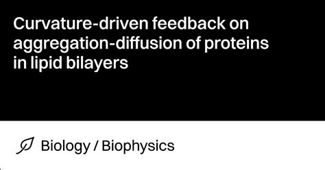 Curvature Driven Feedback On Aggregation Diffusion Of Proteins In Lipid
