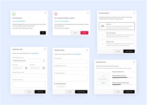 Web Modals On Behance