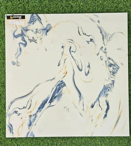 Orientbell Pcg Swan Marble Blue Floor Tile At Rs 50 Piece Orientbell