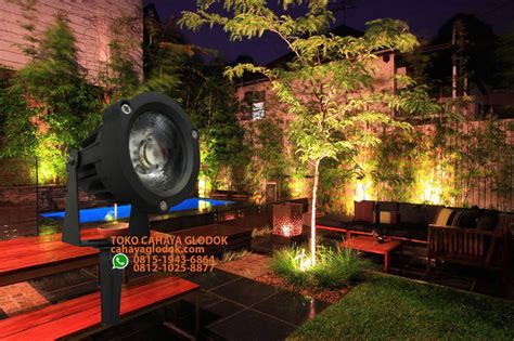 Jual Lampu Sorot Taman W New Cob Led Sorotled Com