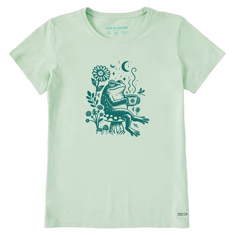 Womens Frog On Break Short Sleeve Crusher Tee Shop Life Is Good