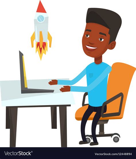 Business Start Up Royalty Free Vector Image Vectorstock