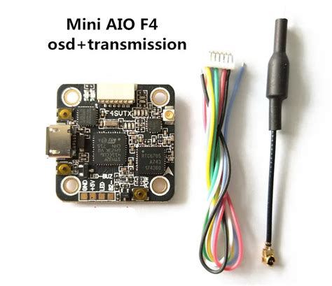 Aio Mini F4 Flight Controller Stm32 F411 Mcu Integrated Osd 200mw Av
