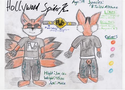 Hollywood Spider K Reference Sheet — Weasyl