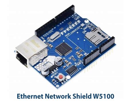 W Ethernet Network Shield With Arduino Electronics