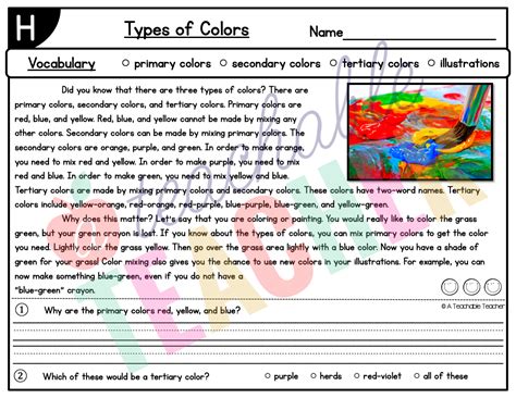 Leveled Reading Passages A I Bundle A Teachable Teacher