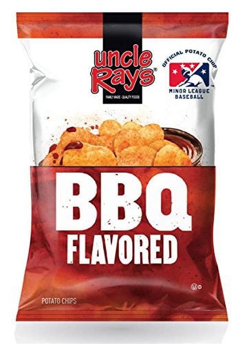 Uncle Rays Barbecue Flavor 3oz Bbq Potato Chips Pack Of 12