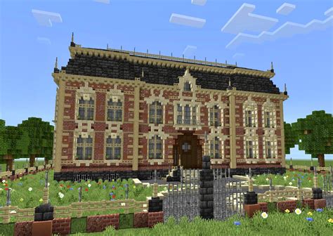 Gilded Age Brick Manor Rminecraftbuilds
