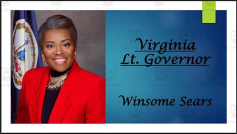 Lt Governor Winsome Sears Va Biography Powerpoint By Teach Simple