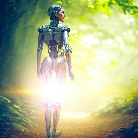 Premium Ai Image Cybernetic Wanderlust The Enigmatic Journey Of A