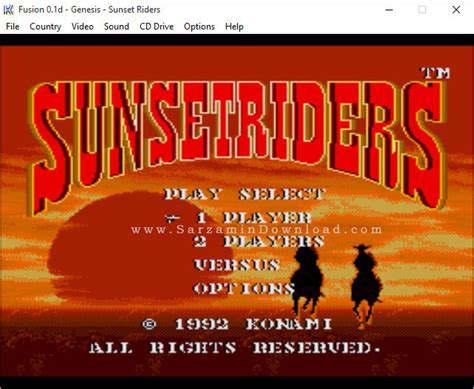 دانلود بازی سگا برای کامپیوتر Sunset Riders Pc Game