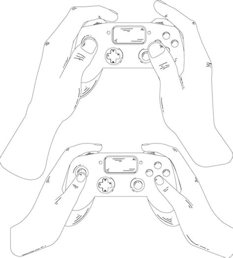 Retro Gaming Controllers In Minimalist Outline Illustration Jiffy Designs
