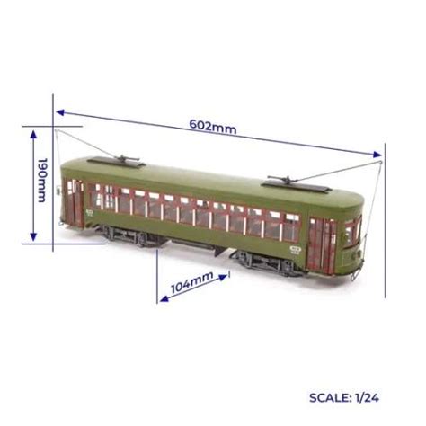 Occre New Orleans Streetcar 124 Scale Model Kit Oc53012 Wooden Model