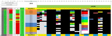 XL 2016 Création de planning d astreinte pompiers Macros et VBA Excel