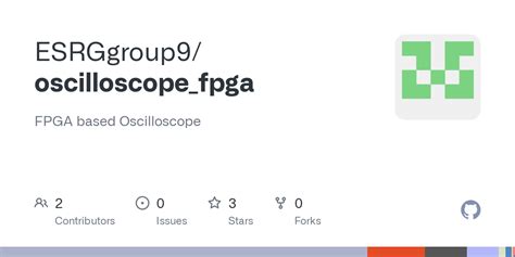 Github Esrggroup9oscilloscopefpga Fpga Based Oscilloscope