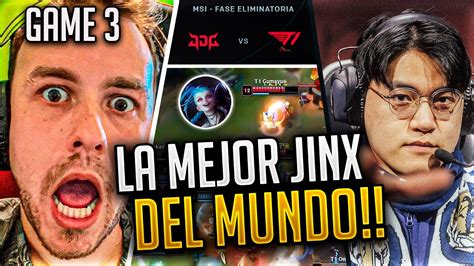 GUMAYUSI SACA SU JINX Y ESTA LOCO T Vs JDG GAME MSI YouTube