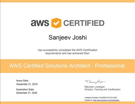 Sanjeev Joshi On Linkedin Completed Aws Solution Architect