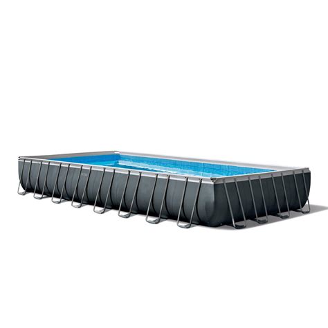 Intex 32ft X 16ft X 52 Ultra Xtr Rectangular Pool Sand And Saltwater System Intex Decathlon