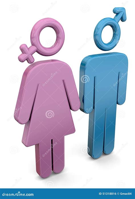 Gender Concept 3d Stock Illustration Illustration Of Couple 51318816