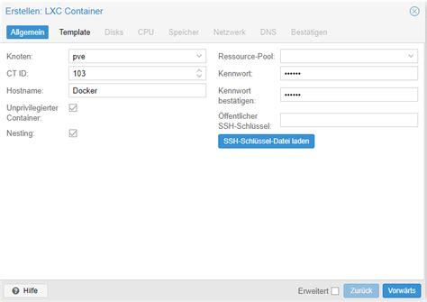 Docker Portainer Auf Proxmox Virtual Environment 7 2 3 Installieren