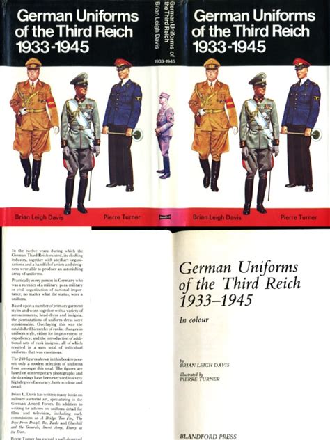 German Uniforms Of The Third Reich 1933 1945