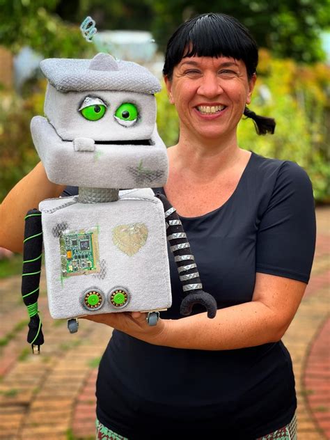 Robot Puppet In 2025 Handmade Puppet Puppet Crafts Hand Puppets