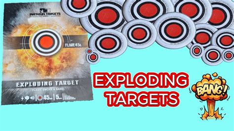 Airgun Exploding Targets Test Youtube