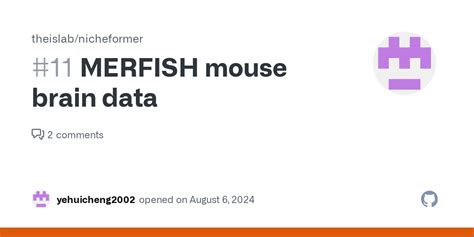 Merfish Mouse Brain Data Issue Theislab Nicheformer Github