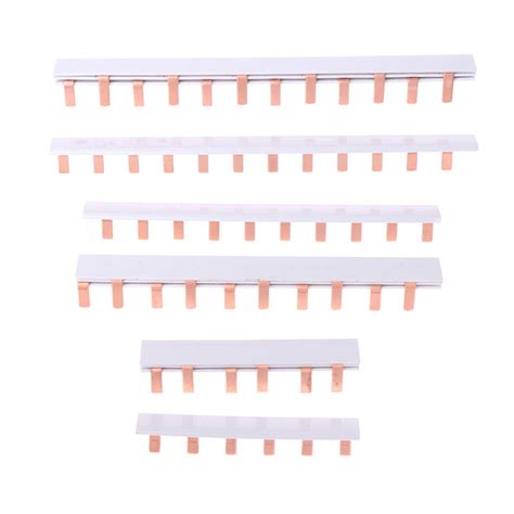 1 2p Pin Type Fork Type Copper Busbar For Distribution Box Circuit Breaker Mcb 63a Connector