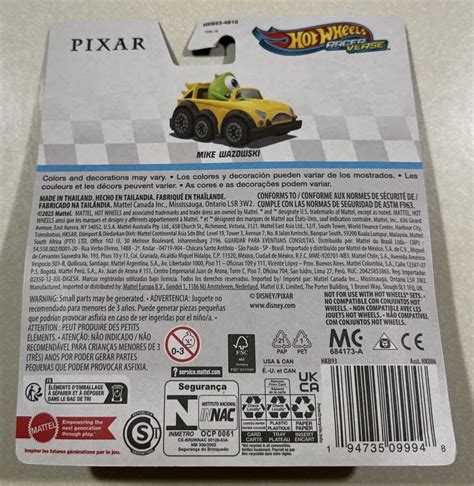 NEW 2023 Hot Wheels Racer Verse Mike Wazowski Pixar Monsters Inc VHTF