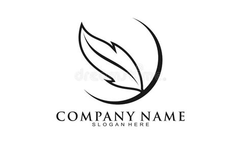 Simple Leaf Symbol Logo Vector Stock Vector Illustration Of Corporate