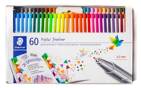 60 Staedtler Triplus Fineliner Pens Jenny S Crayon Collection