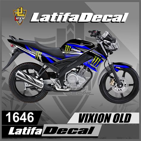 Jual Stiker Decal Motor Vixion Old Full Body Design Monster Shopee