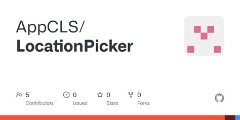 GitHub AppCLS LocationPicker
