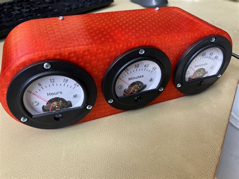 Retro Style Analog Gauge Clock By Smallthingsch Download Free Stl