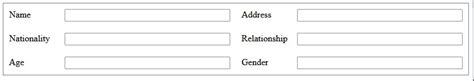 Html Responsive Form With Aligned Inputs And Labels Stack Overflow