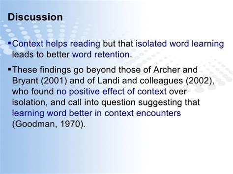 the role of discourse context in developing word form representations
