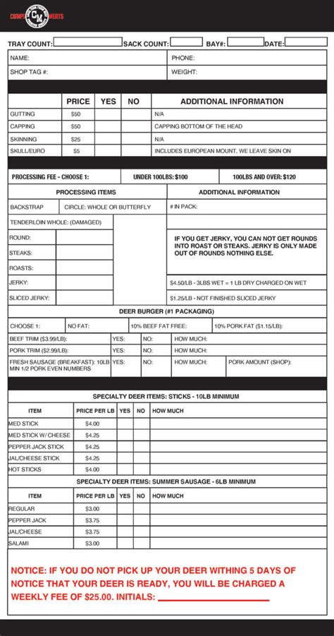 Wild Game Processing 247 Wild Game Processing