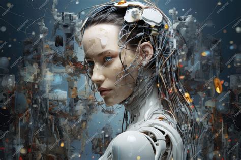 Premium Ai Image Artificial Intelligence Girl Robot Robot With The