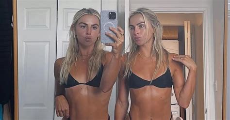 Gorgeous Cavinder Twins Strip Down To Tiny Bikinis As They Promise Fit