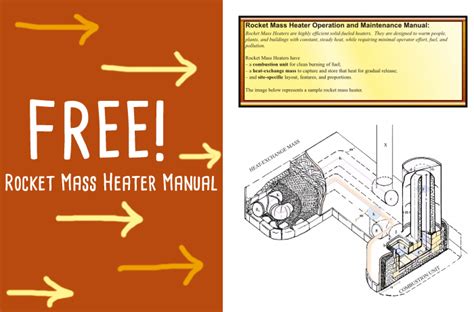 Rocket Mass Heater Manual Now Free For A While Rocket Mass Heater