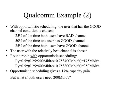 Ppt Opportunistic Scheduling Algorithms For Wireless Networks