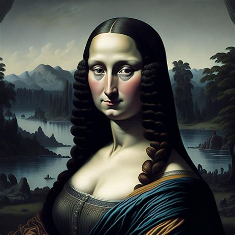 Premium Ai Image Mona Lisa